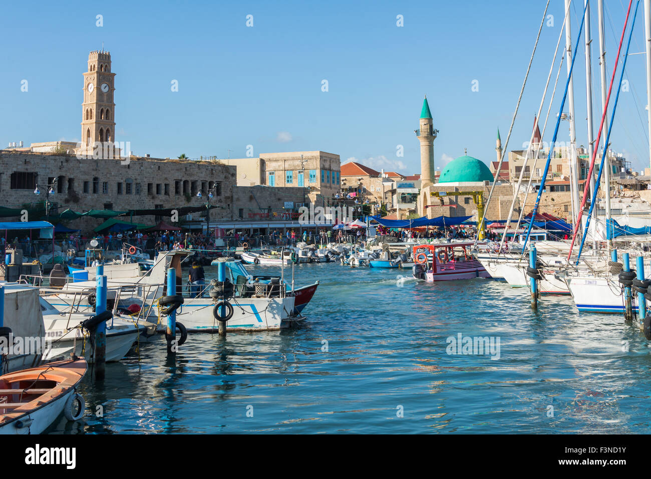Akko walk, Israel Stock Photo - Alamy