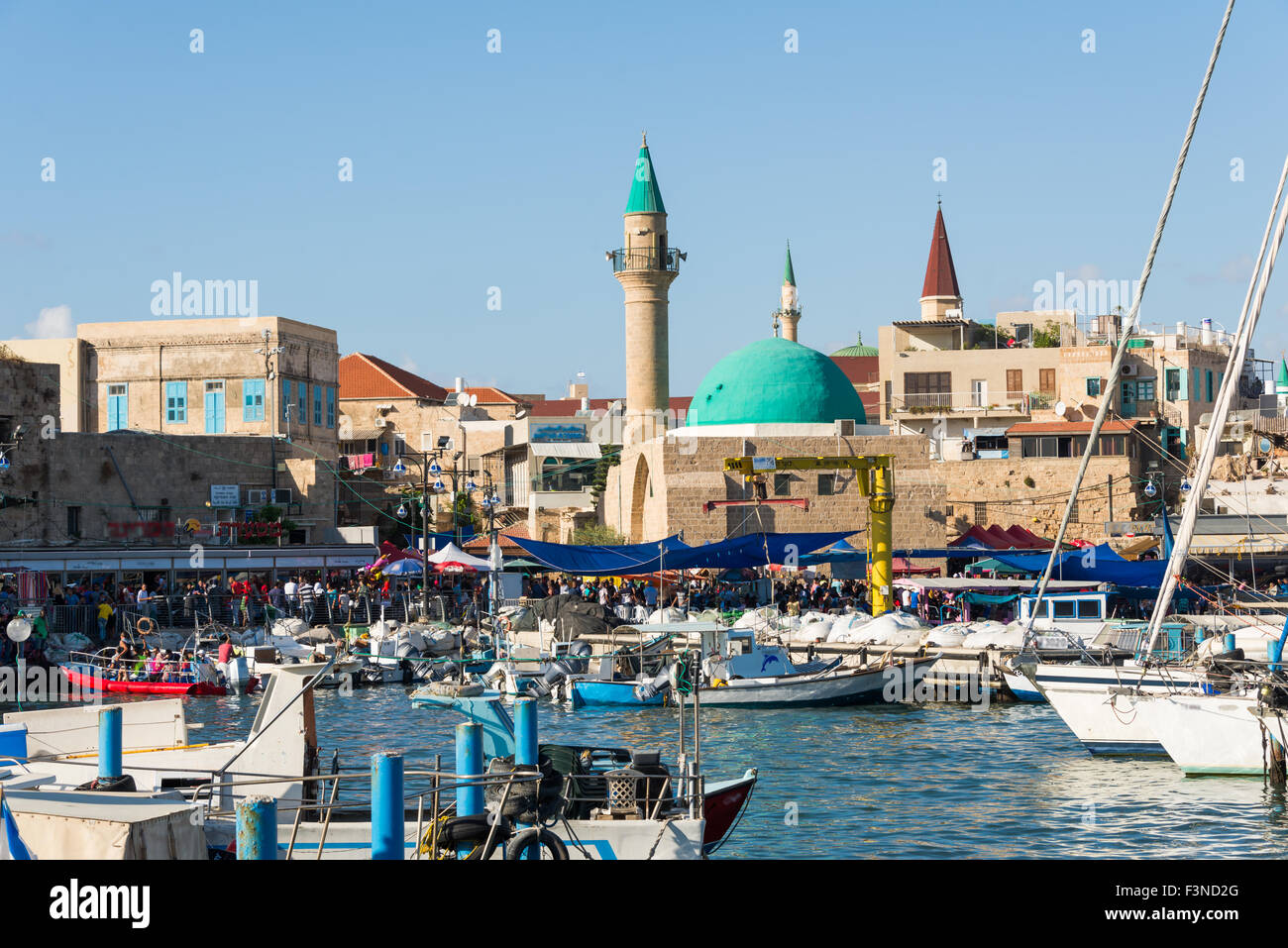 Akko walk, Israel Stock Photo - Alamy