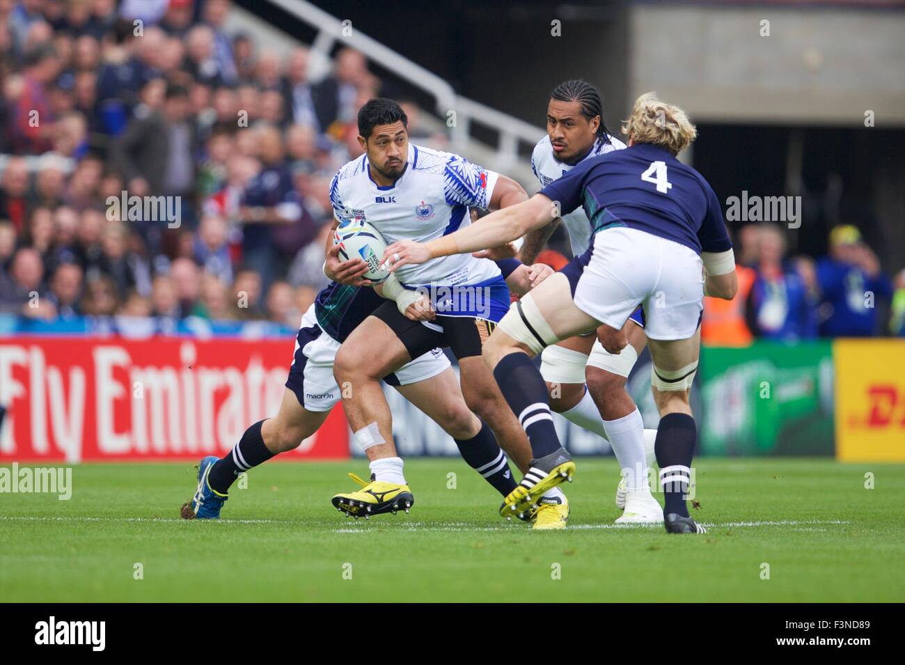 St James Park, Newcastle, UK. 10th Oct, 2015. Rugby World Cup. Samoa ...