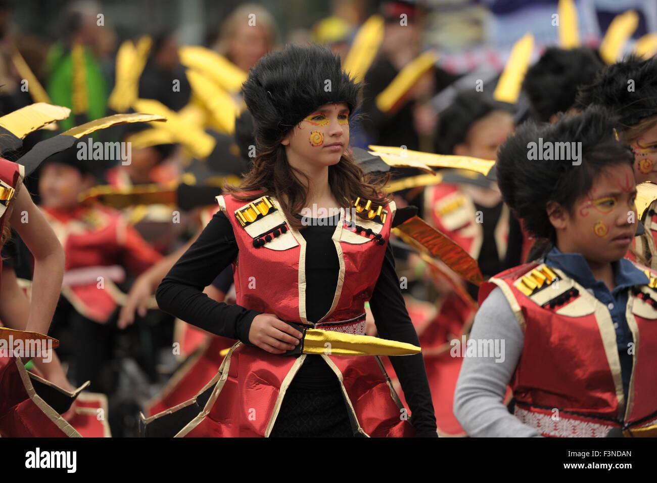 Exeter, Devon, UK. 10th Oct, 2015. Five Nations Parade for the Rugby ...