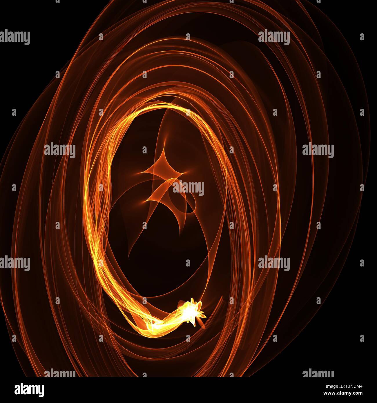 Circular fire lines Stock Photo - Alamy