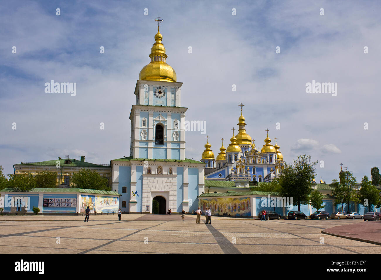 Kiev, Ukraine - May 06, 2010: Mihaylovsky monastery - one of main ...