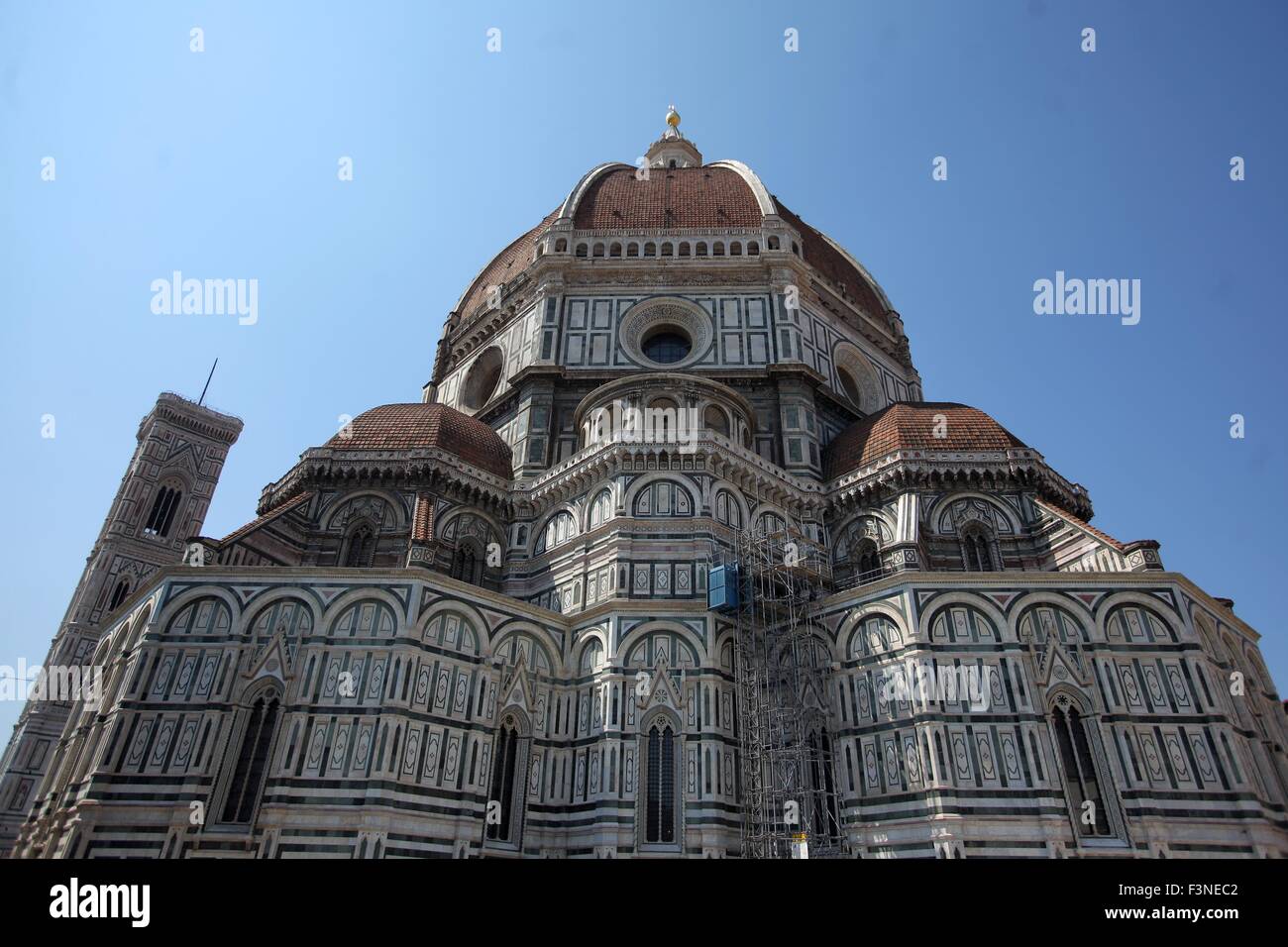 Florence, Italy. 23rd July, 2015. View of Florence Cathedral, the ...
