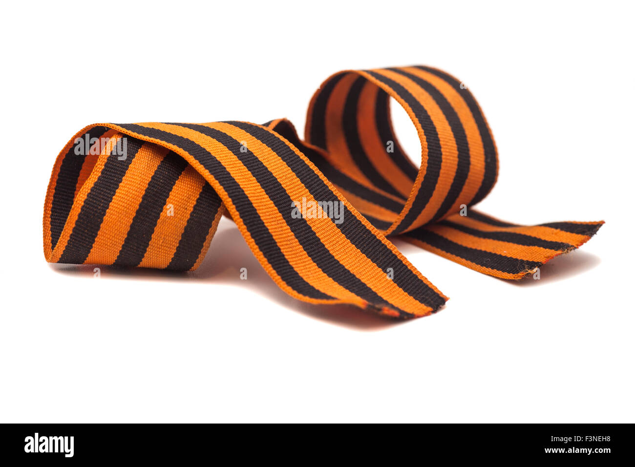 George Ribbon isolated on white background Stock Photo - Alamy
