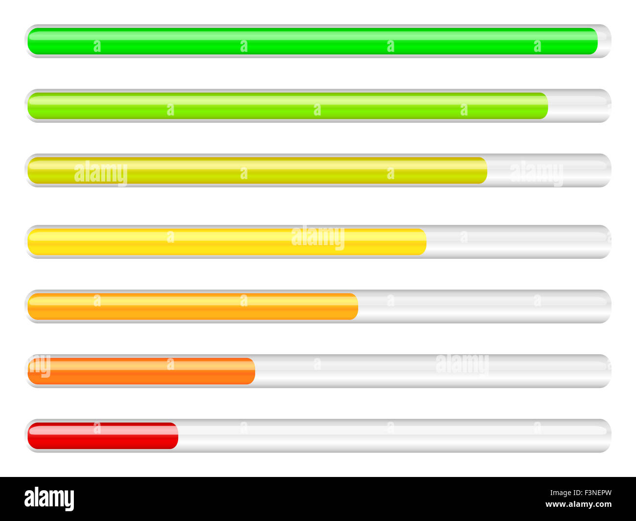 Loading bar on a white background Stock Photo - Alamy
