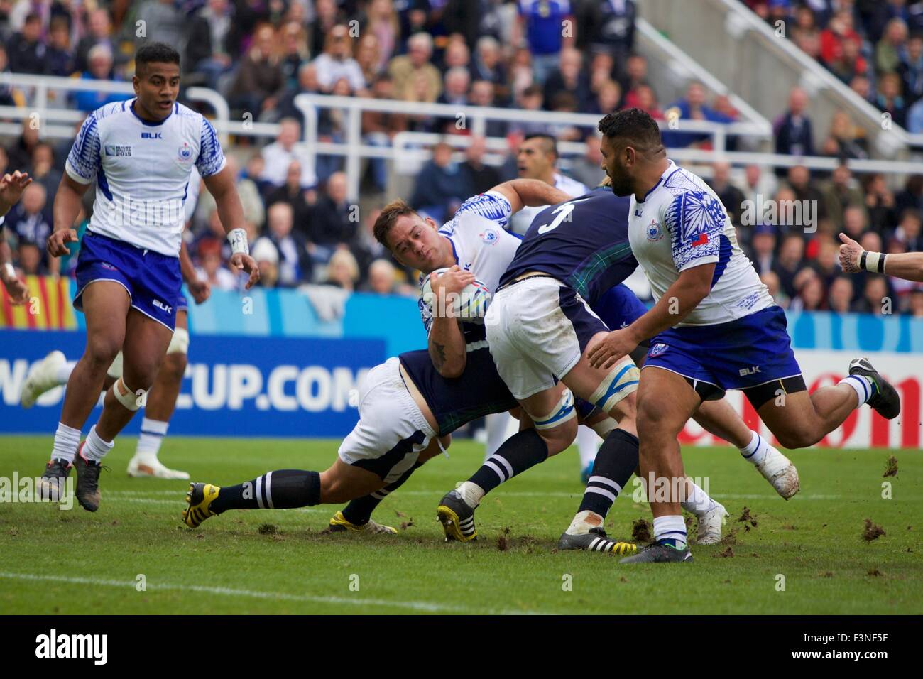 St James Park, Newcastle, UK. 10th Oct, 2015. Rugby World Cup. Samoa ...
