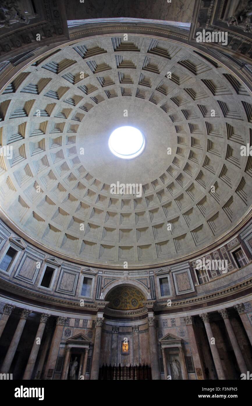 Rome, Italy. 12th July, 2015. The Pantheon featuring the world's ...