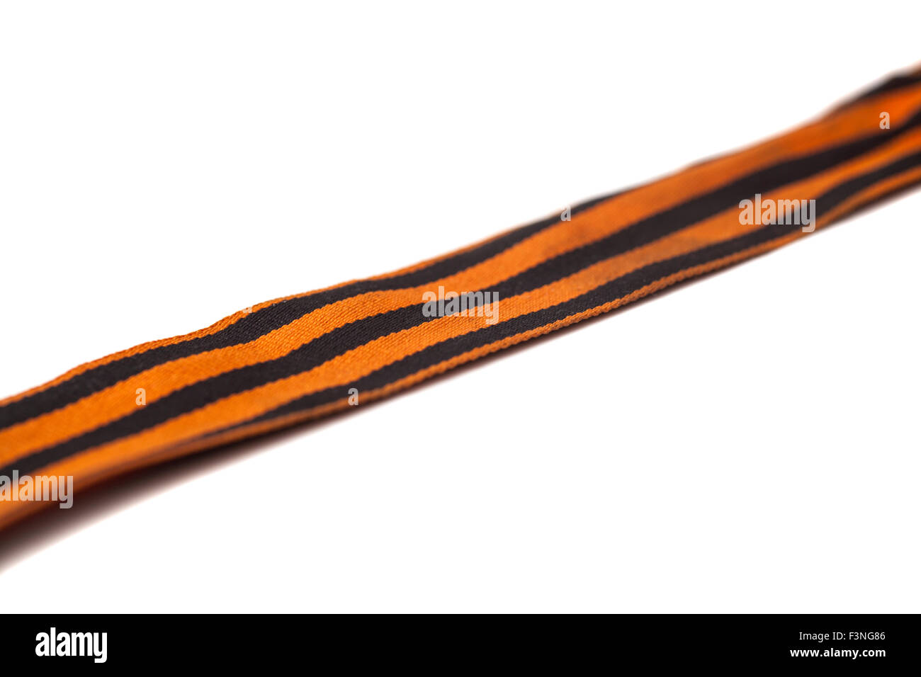 George Ribbon isolated on white background Stock Photo - Alamy