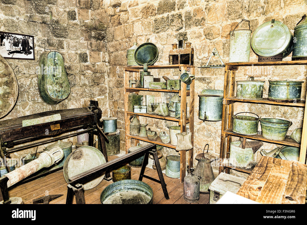 Junk shop filled with things that are gathering dust on the shelves ...