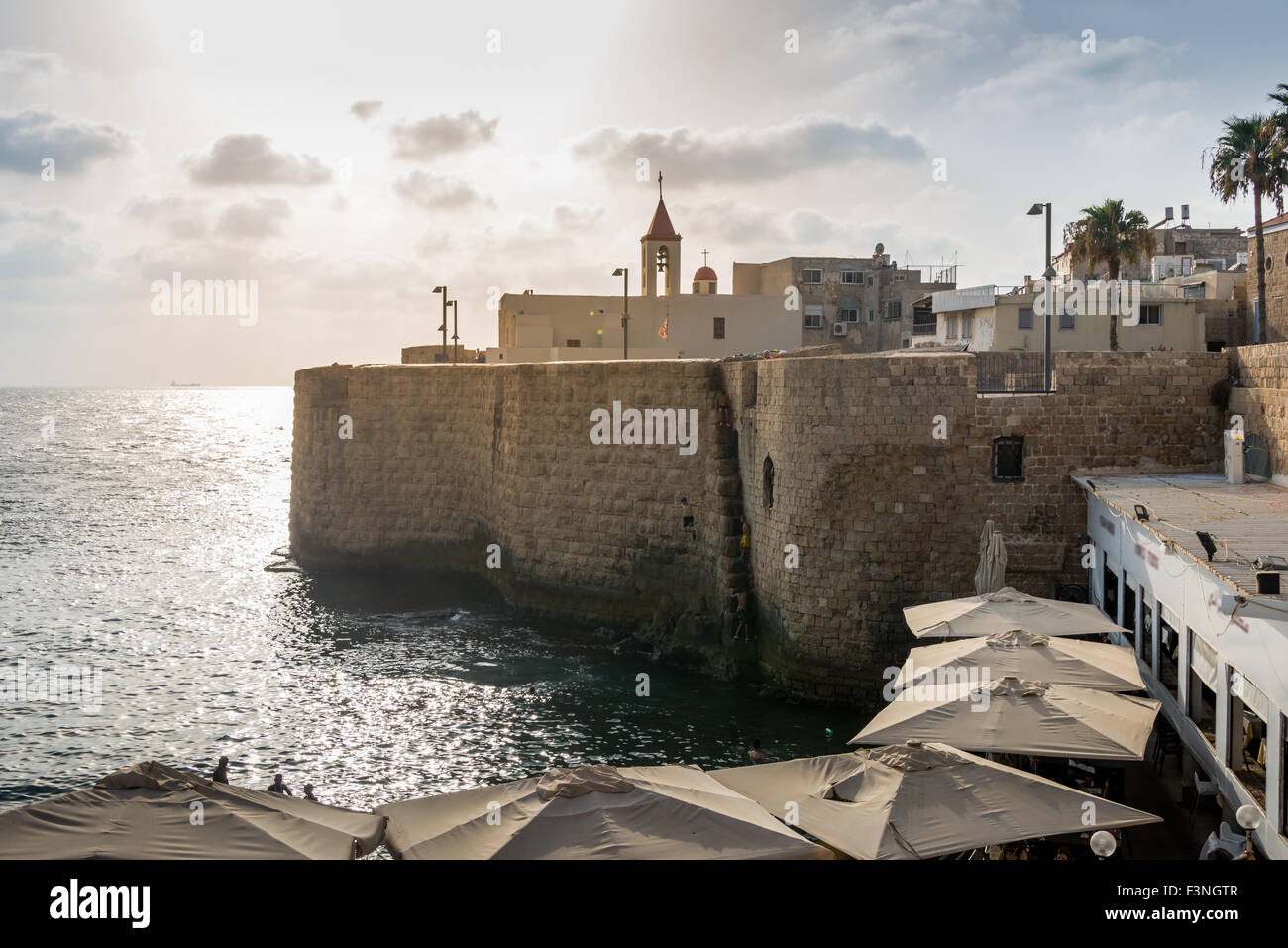 Akko walk, Israel Stock Photo - Alamy