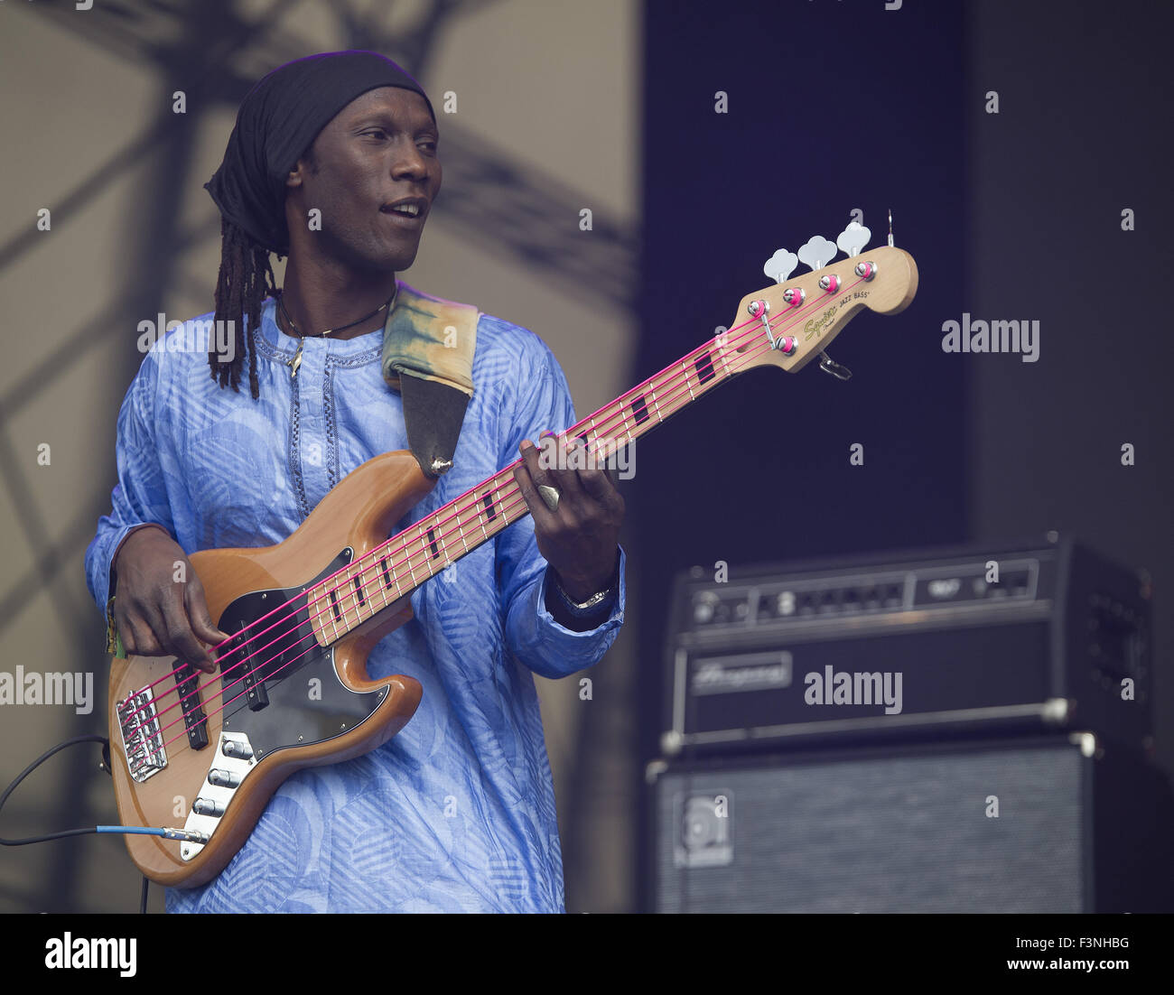 Bombino play Main stage at wilderness festival Featuring: Bombino Where ...