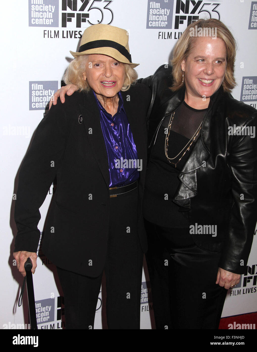 New York, New York, USA. 9th Oct, 2015. EDIE WINDSOR and ROBERTA A ...
