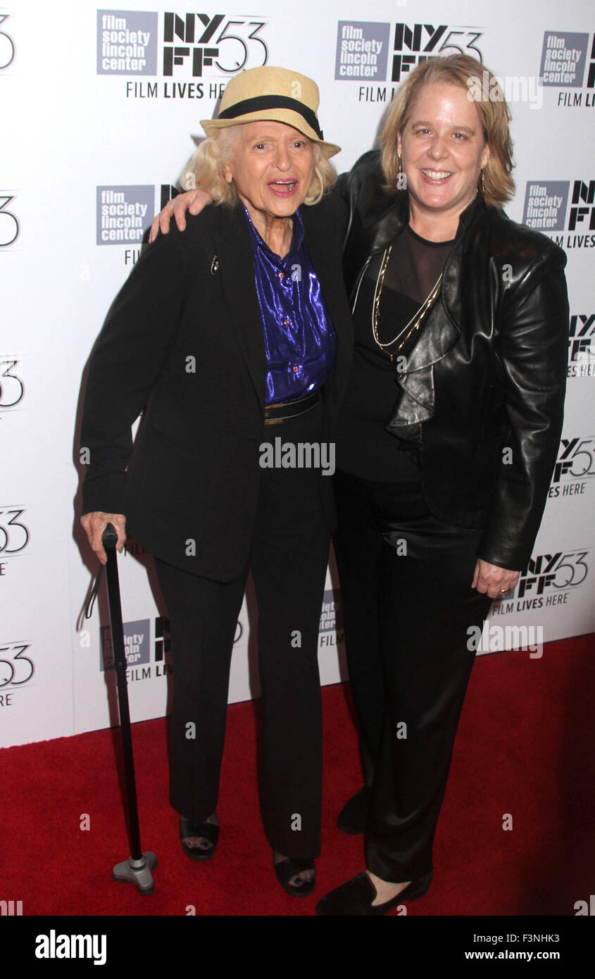 New York, New York, USA. 9th Oct, 2015. EDIE WINDSOR and ROBERTA A ...
