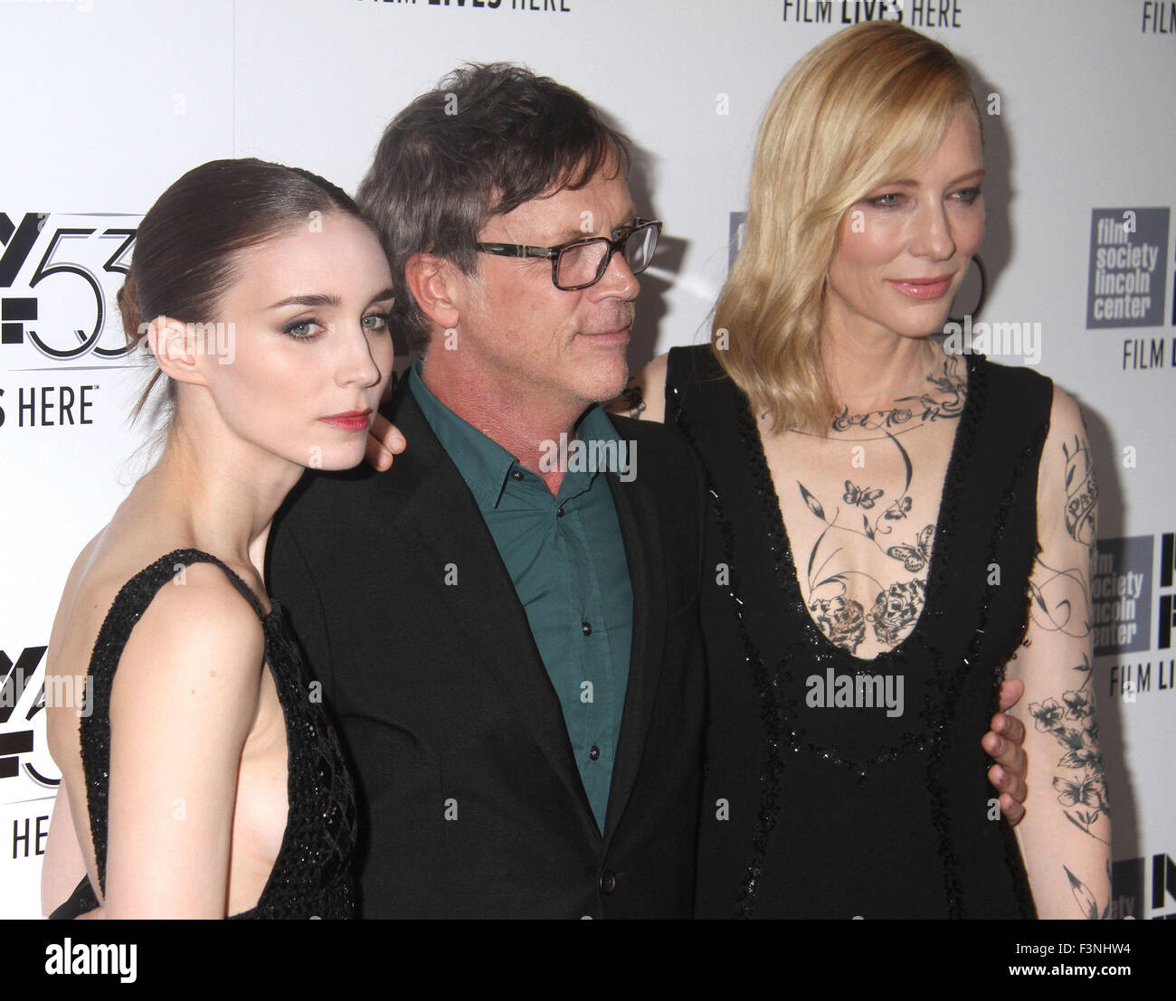 New York, New York, USA. 9th Oct, 2015. Actress ROONEY MARA, director ...