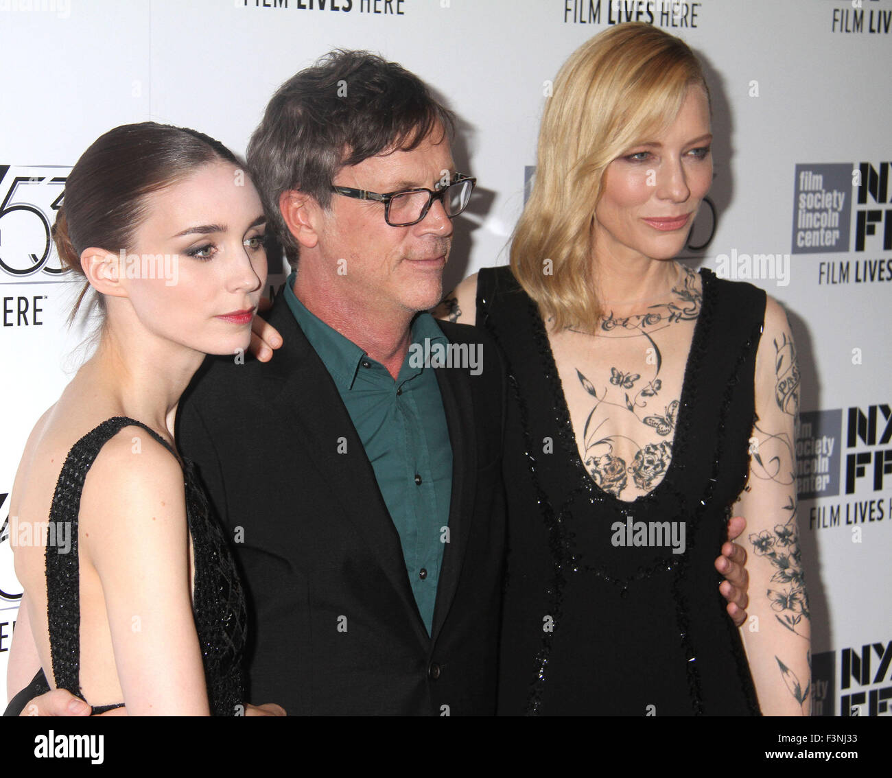 New York, New York, USA. 9th Oct, 2015. Actress ROONEY MARA, director ...