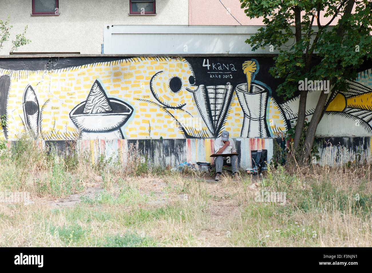 poland graffiti wall art Stock Photo - Alamy