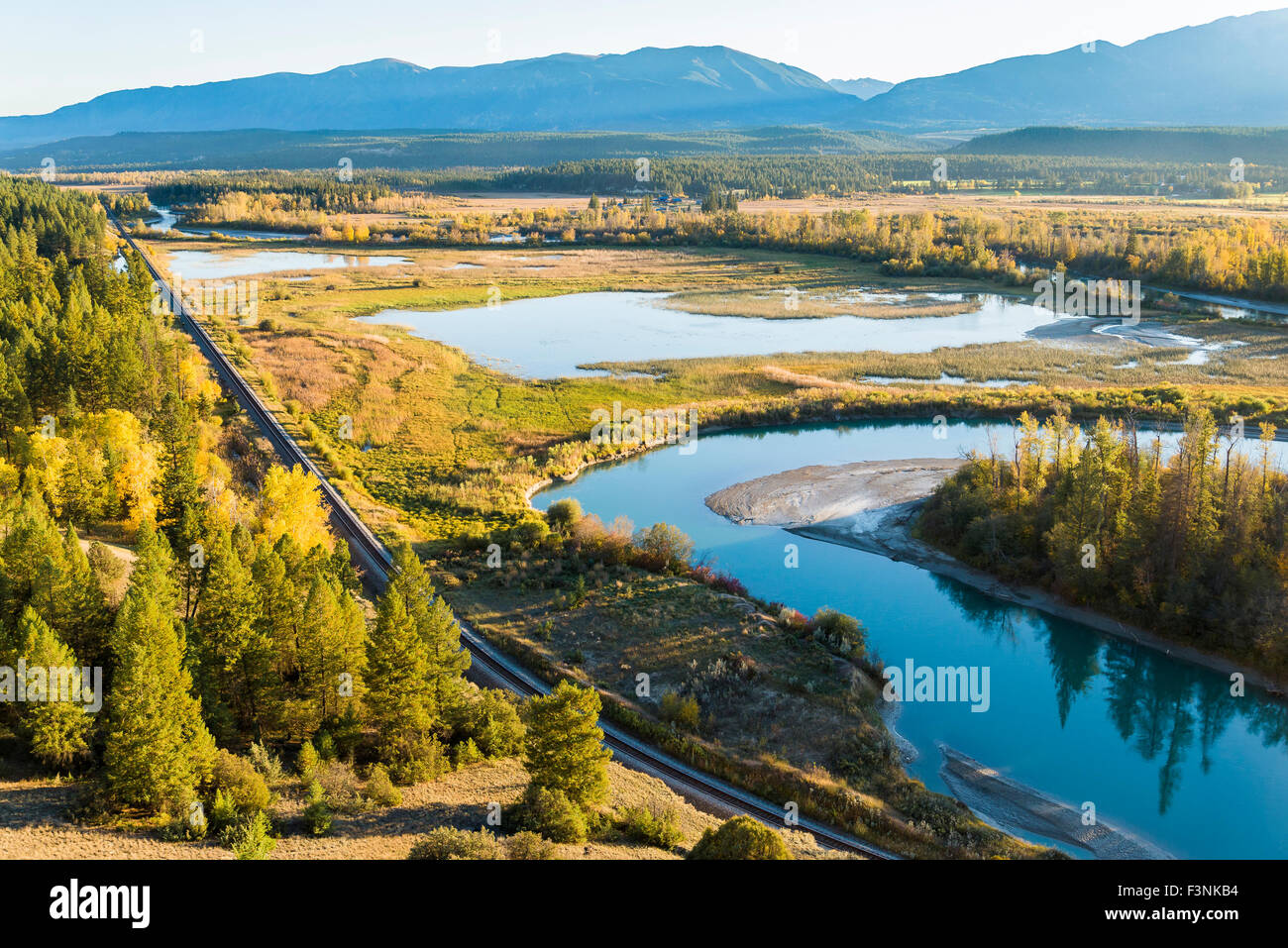 Columbia River Valley, Radium British Columbia, Canada Stock Photo - Alamy