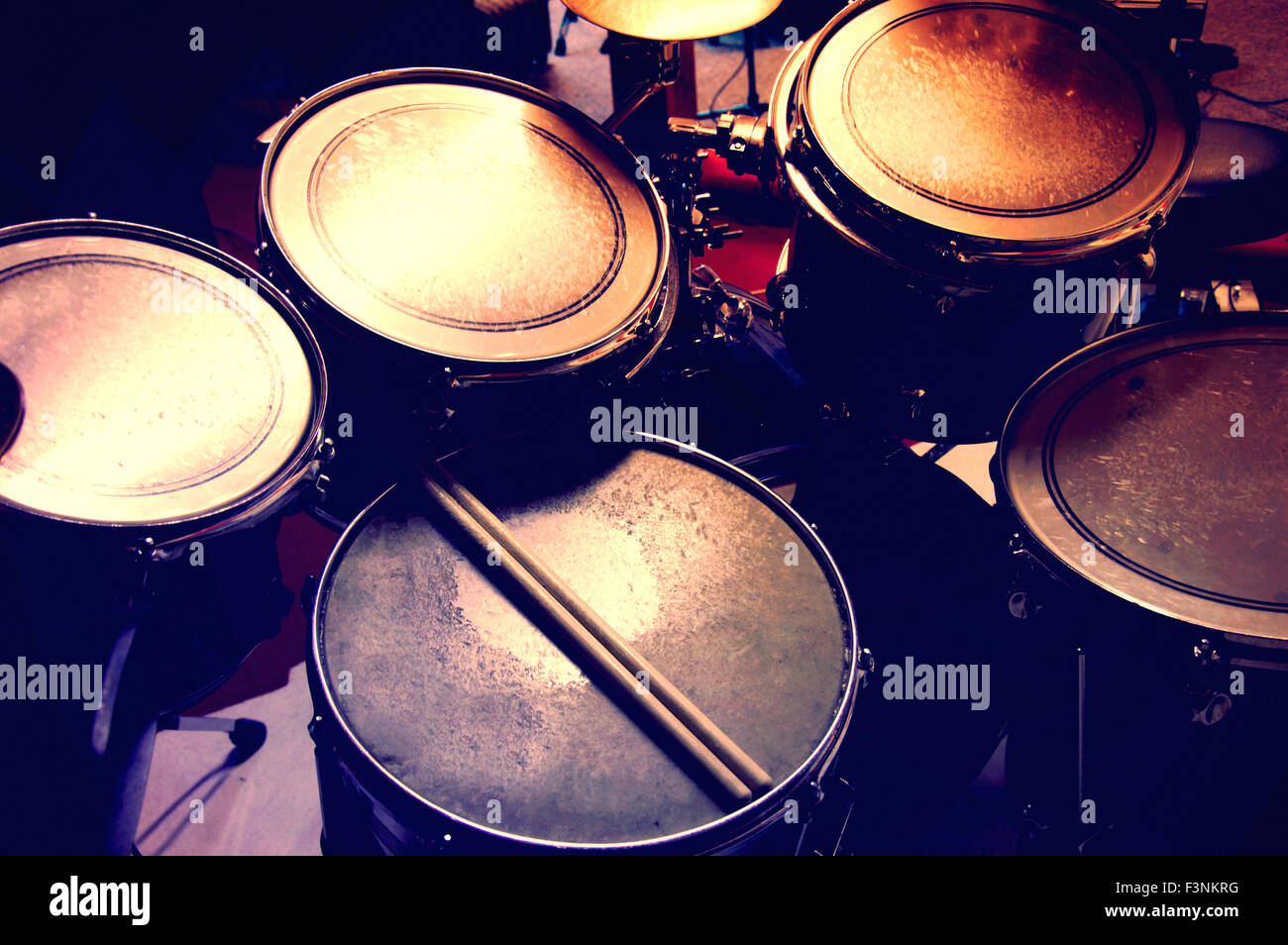 Blue rhythm sticks hi-res stock photography and images - Alamy