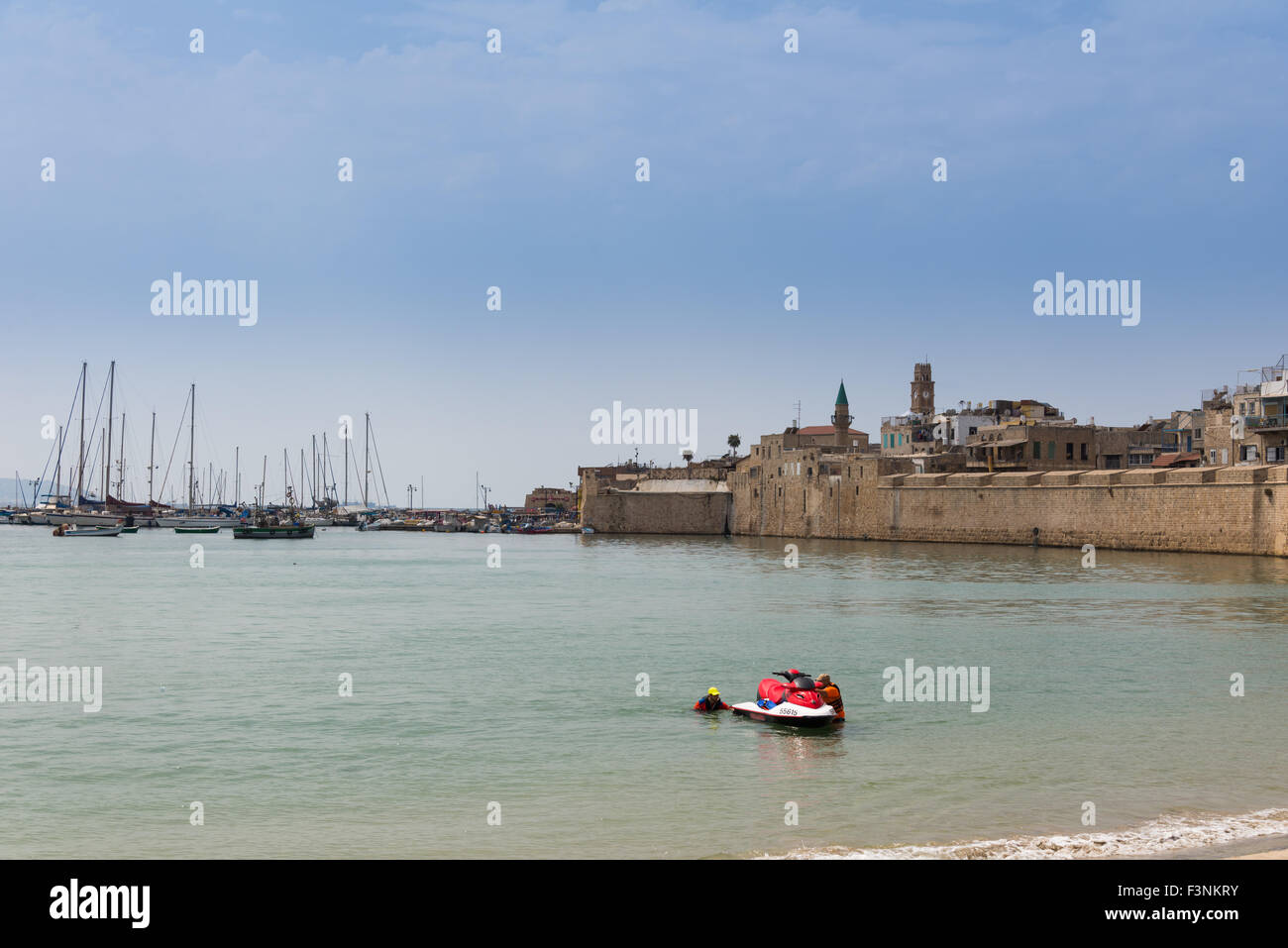 Akko walk, Israel Stock Photo - Alamy