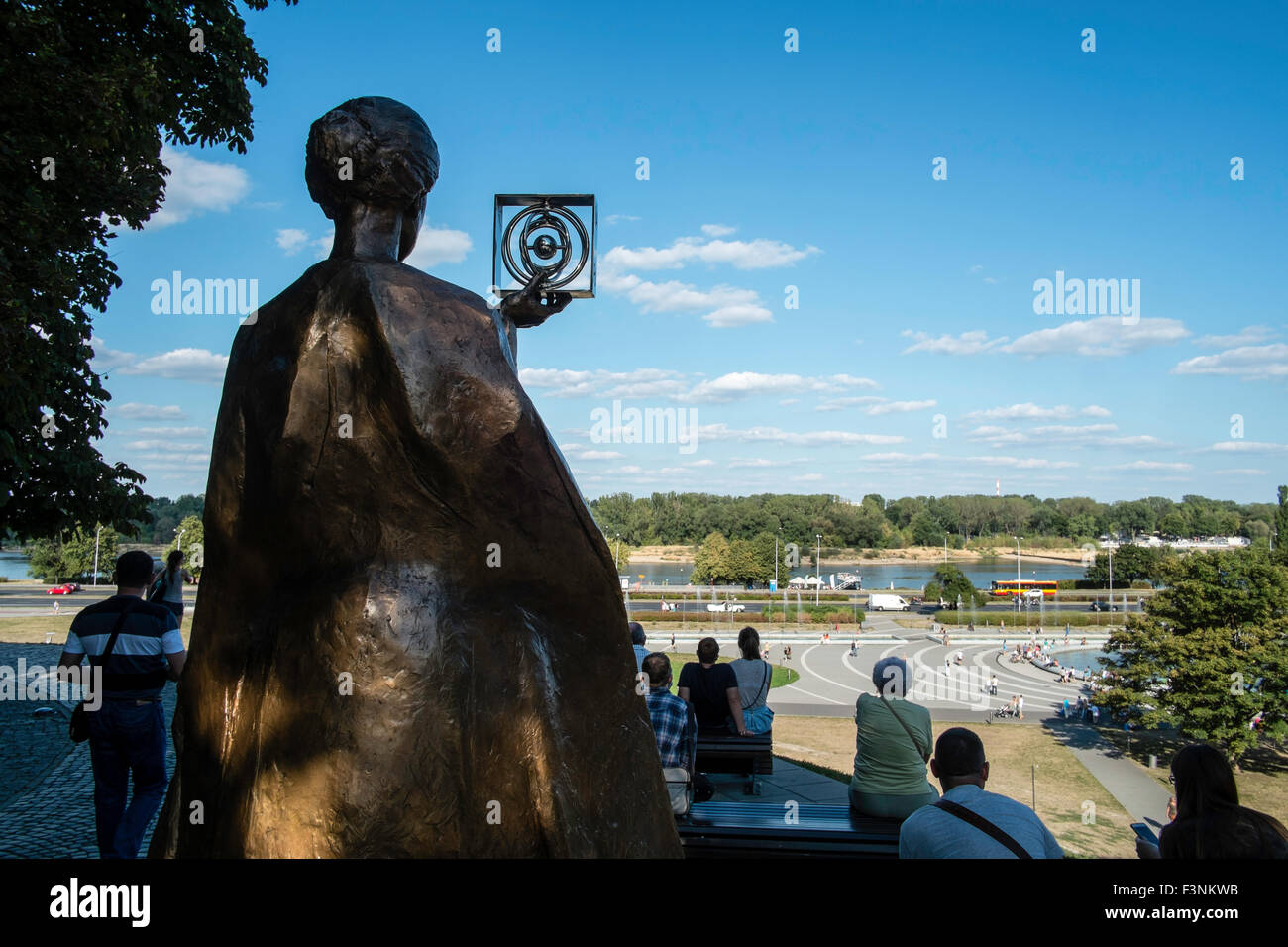 Monument of Marie Skłodowska Curie in Warsaw Polish physicist chemist ...