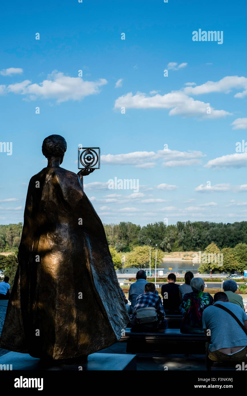 Monument of Marie Skłodowska Curie in Warsaw Polish physicist chemist ...