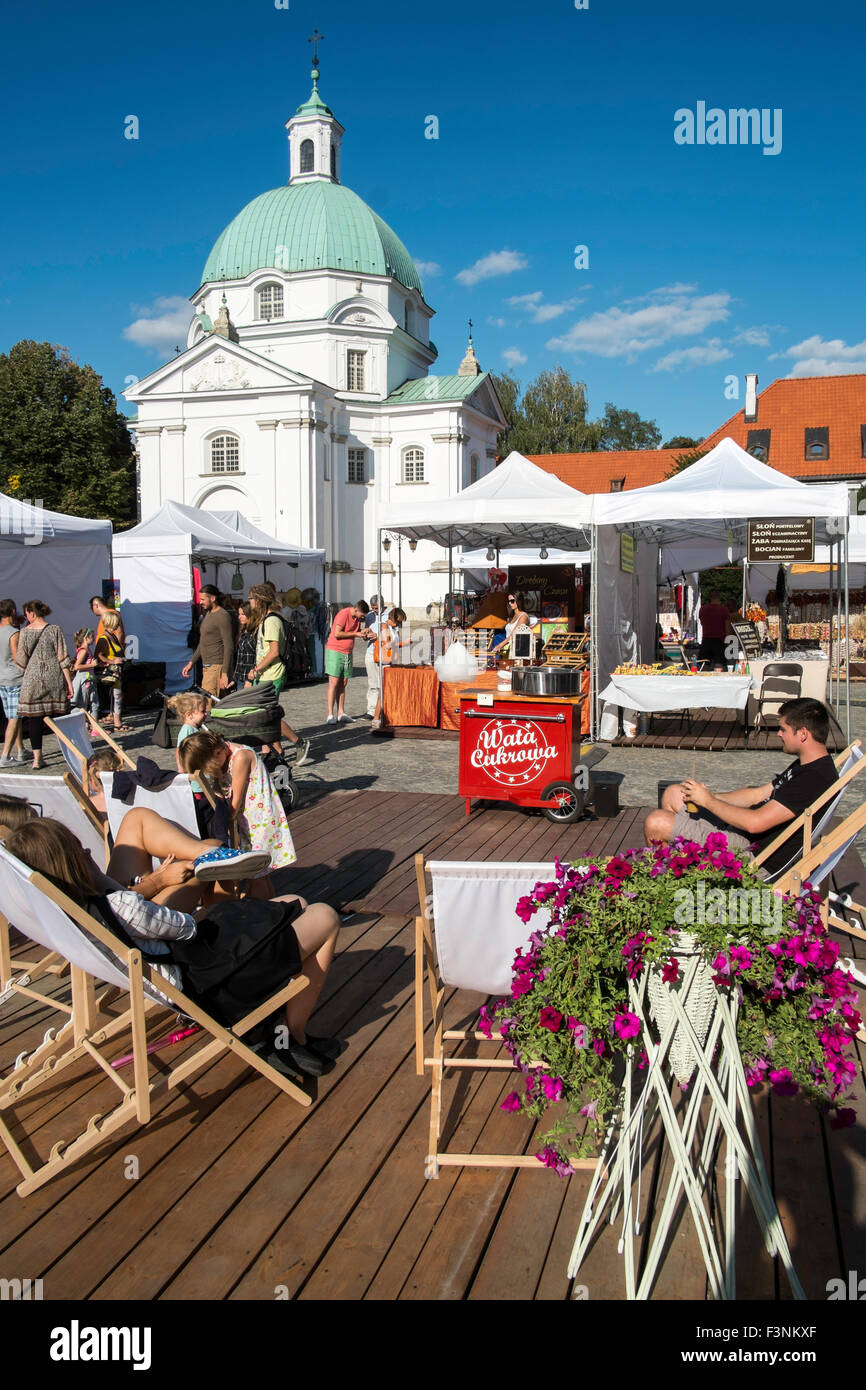 Warsaw summer old town hi-res stock photography and images - Alamy