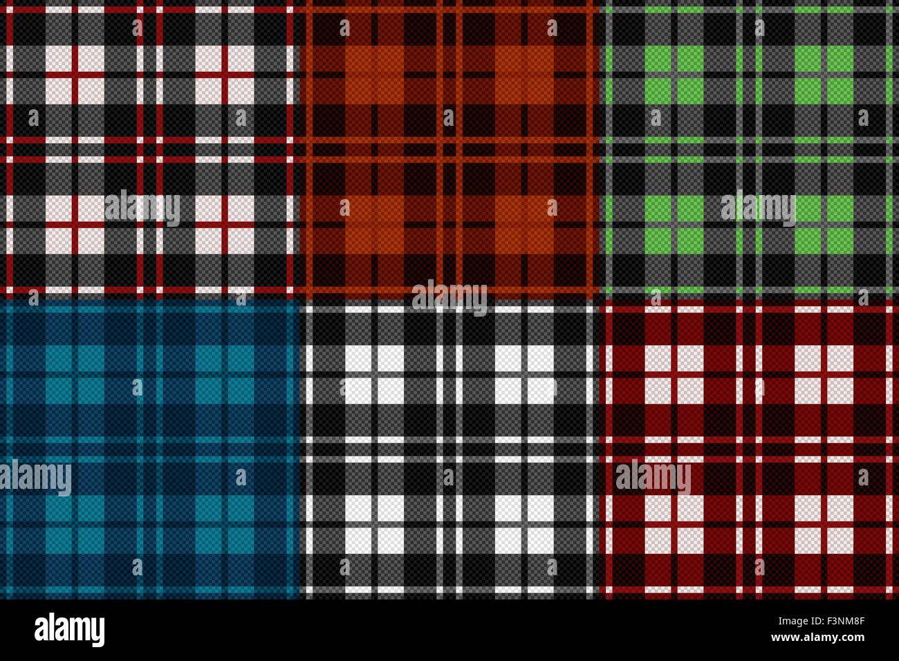 Scottish tartan different Stock Vector Images - Alamy