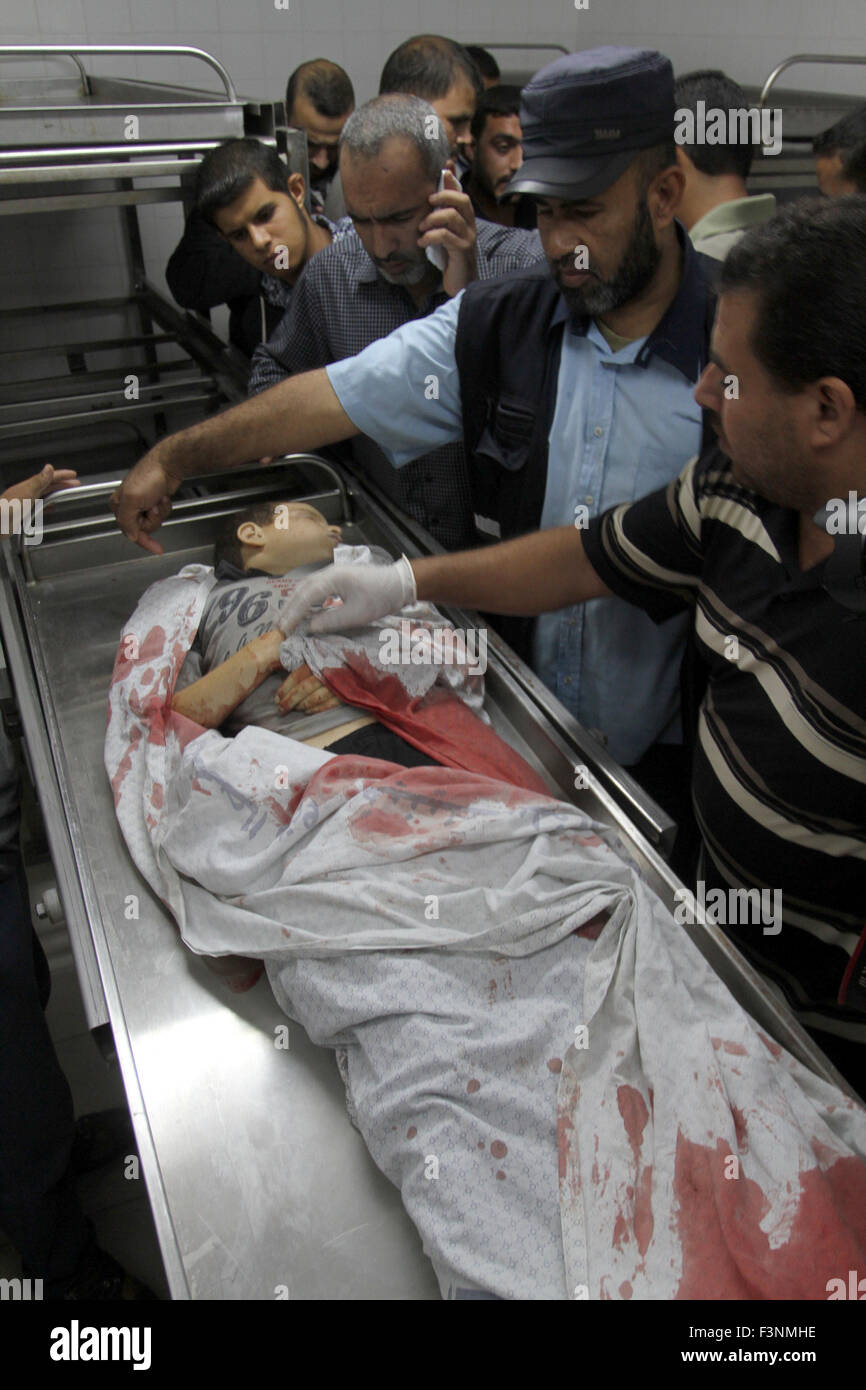 Khan Younis, Gaza Strip, Palestinian Territory. 10th Oct, 2015 ...