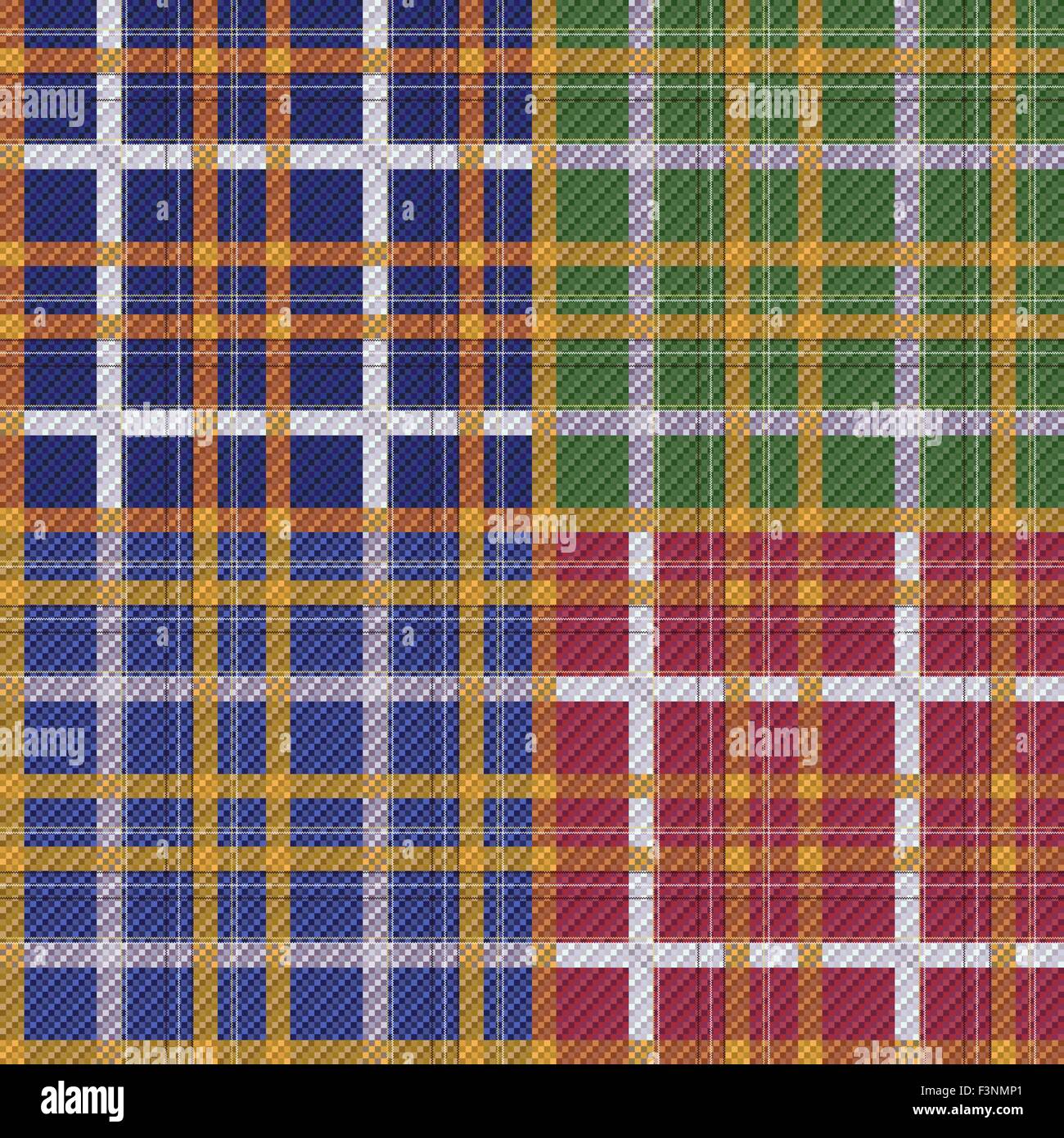Four seamless checkered vector patterns in different tints Stock Vector ...