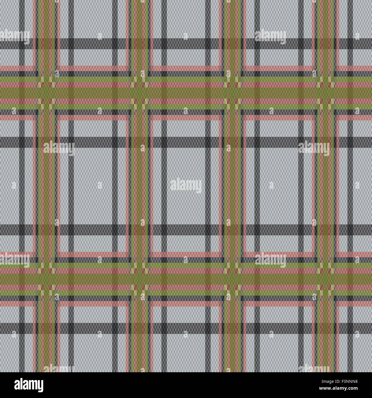 Rectangular seamless brown and gray vector pattern as a tartan plaid ...