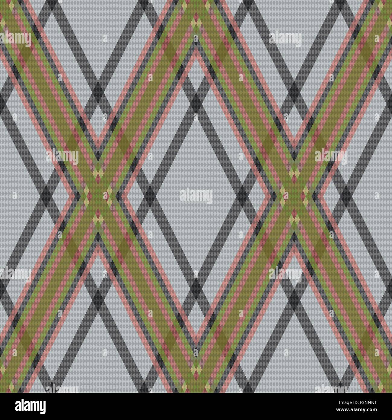 Rhombic seamless brown and gray vector pattern as a tartan plaid Stock Vector Image & Art - Alamy