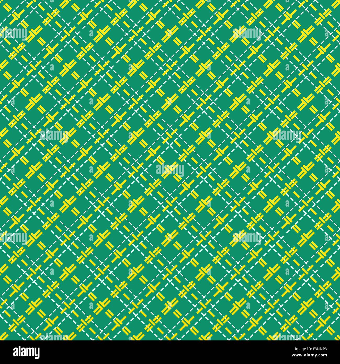 Mesh diagonal seamless vector pattern with single and double dashed ...