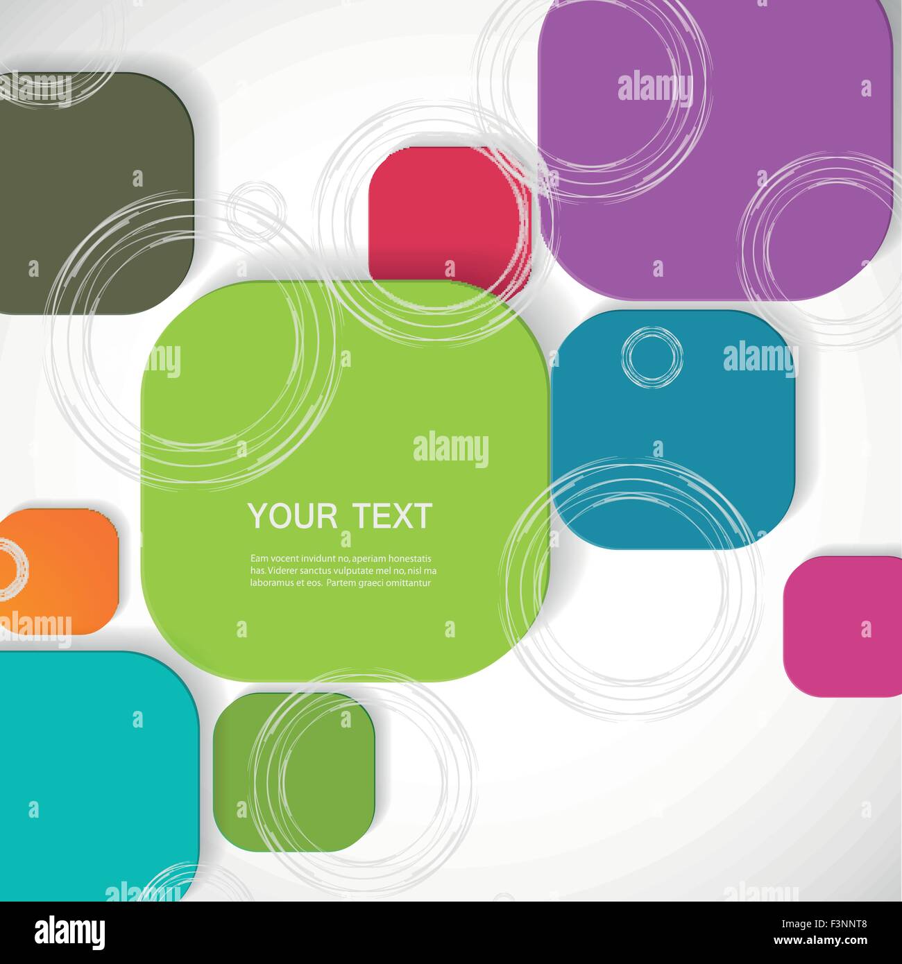 Vector color square connection eps Stock Vector Image & Art - Alamy