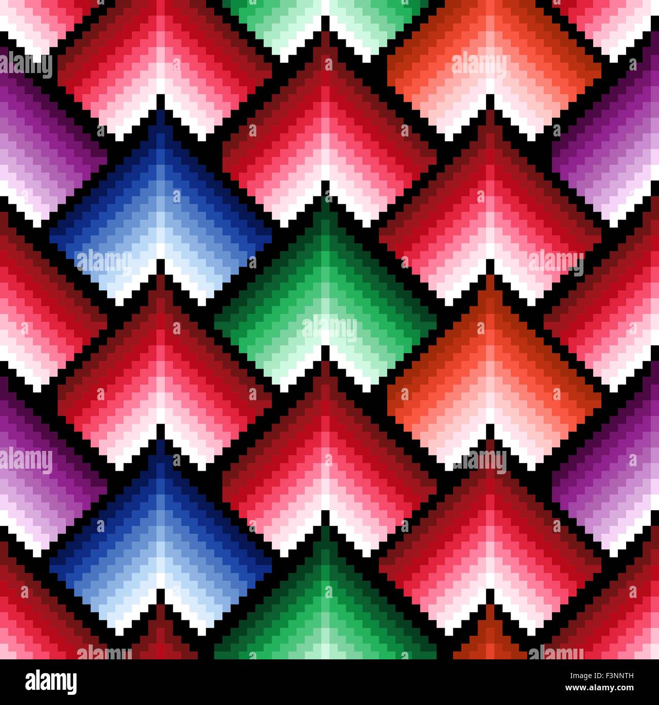 Seamless vector pattern of repetitive elements with different ...