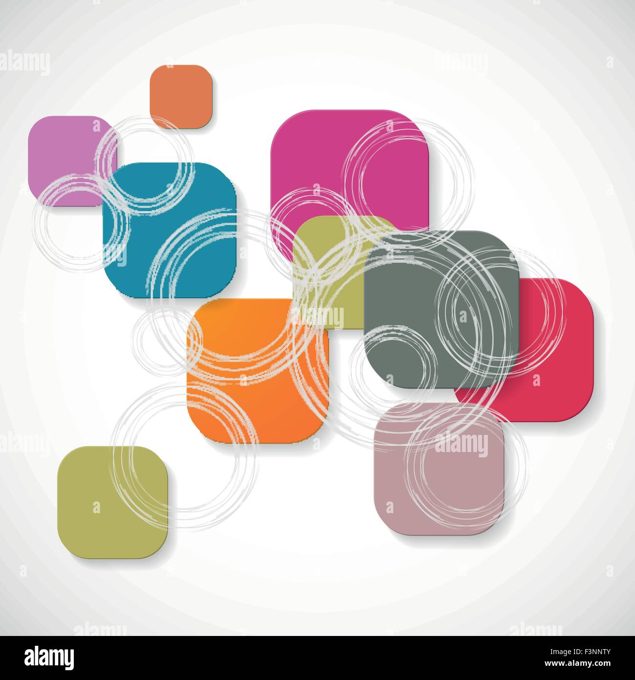 Vector color square connection eps Stock Vector Image & Art - Alamy