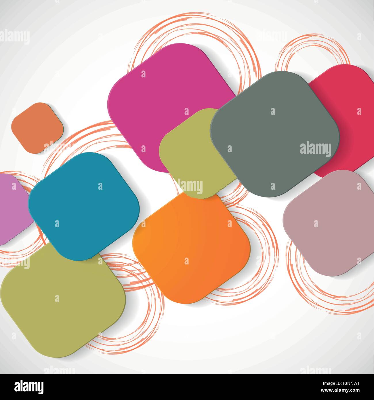 Vector color square connection eps Stock Vector Image & Art - Alamy