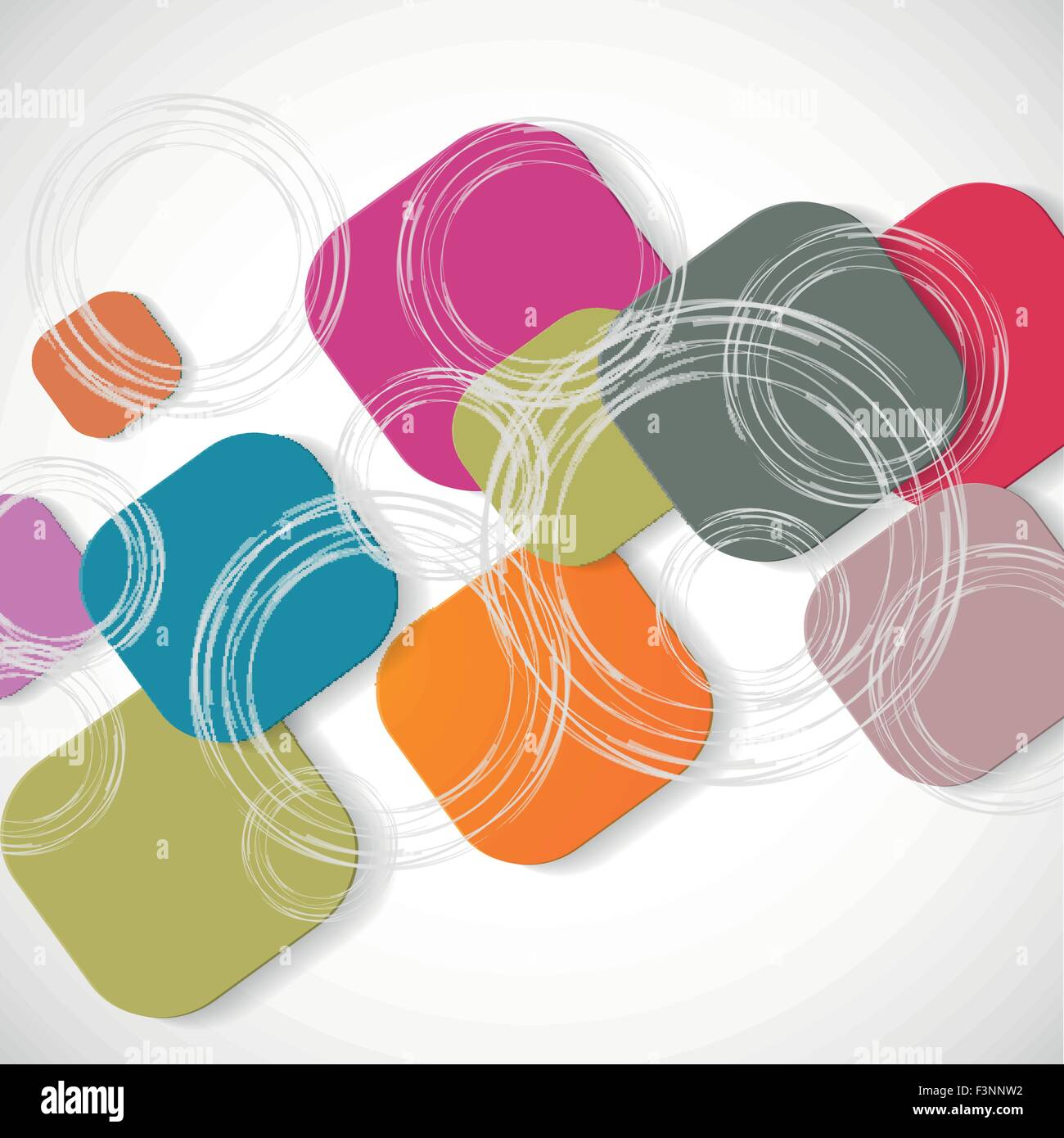 Vector color square connection eps Stock Vector Image & Art - Alamy