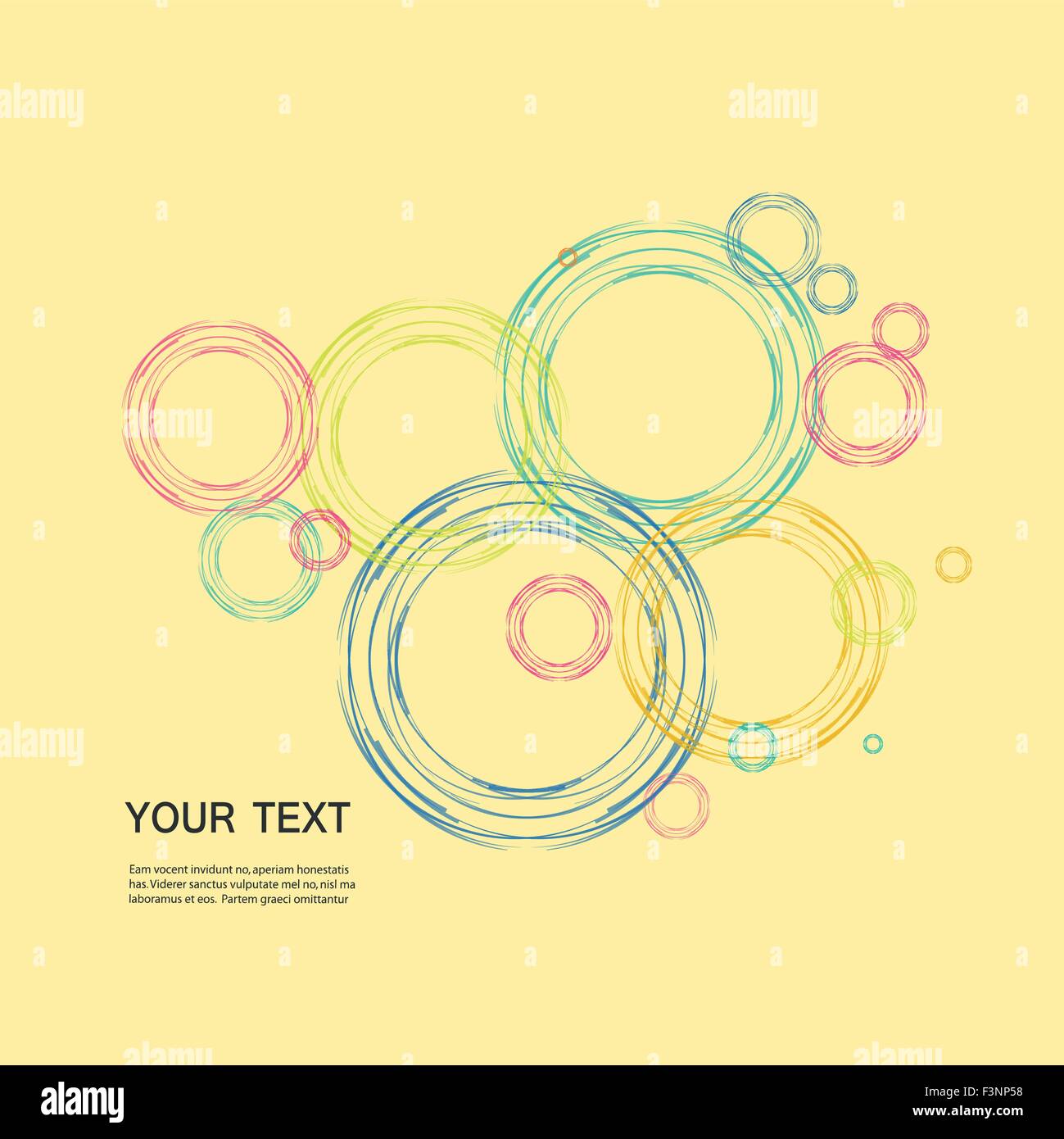 Color line. Circle design eps Stock Vector Image & Art - Alamy