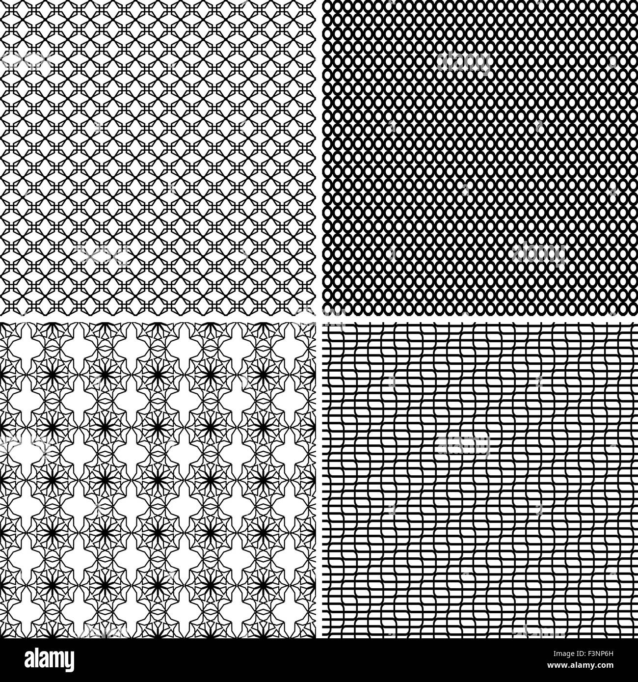 Two different patterns Stock Vector Images - Alamy