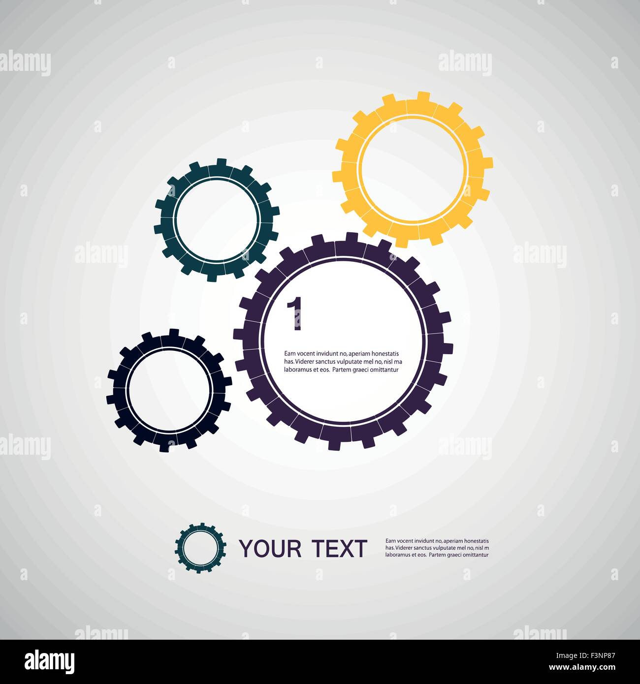 Vector color design concept gears Stock Vector Image & Art - Alamy