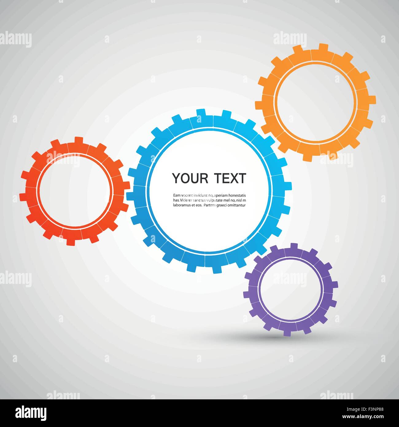 Vector color design concept gears Stock Vector Image & Art - Alamy