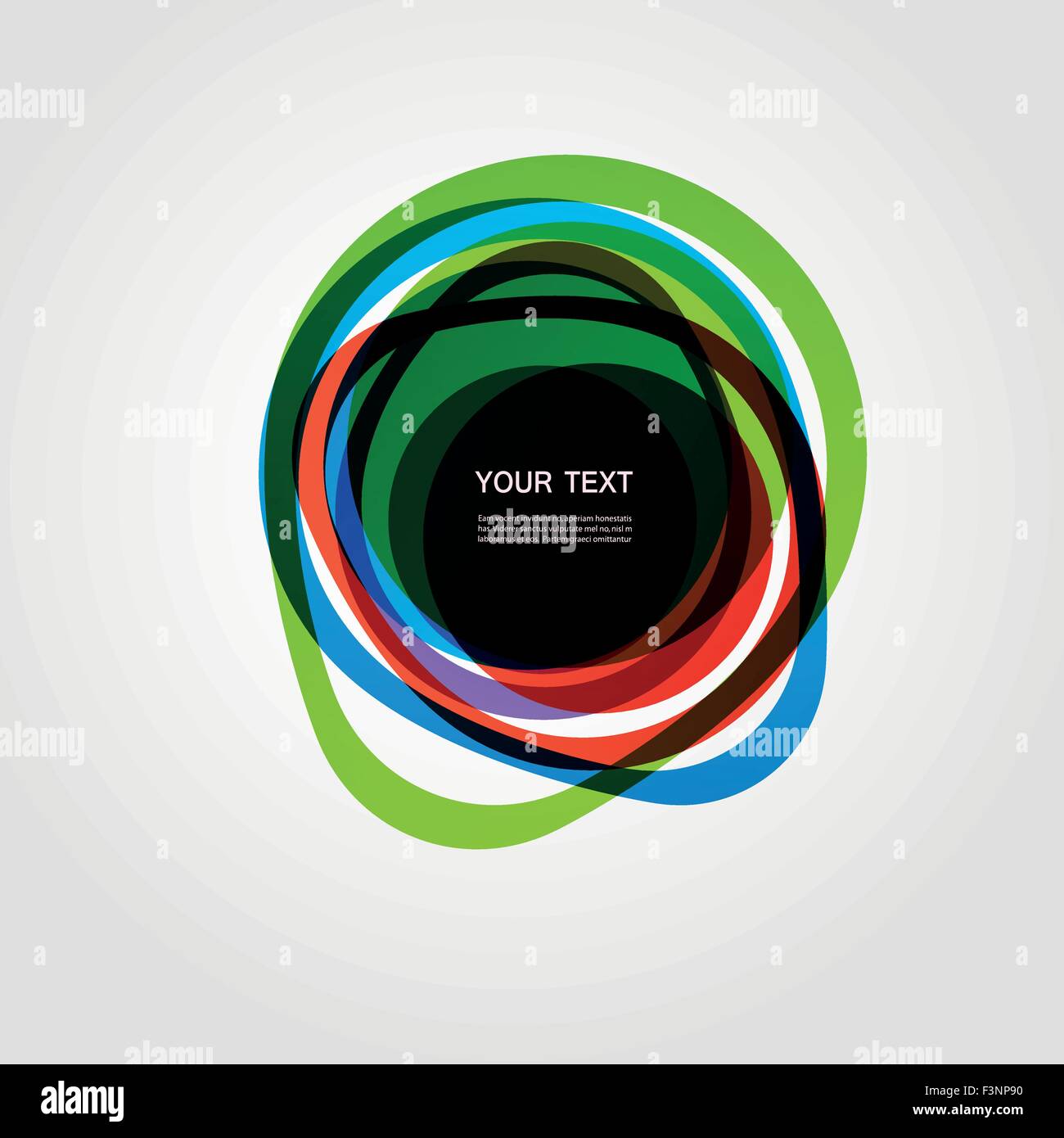 Abstract vector form. Color line design eps10 Stock Vector Image & Art ...