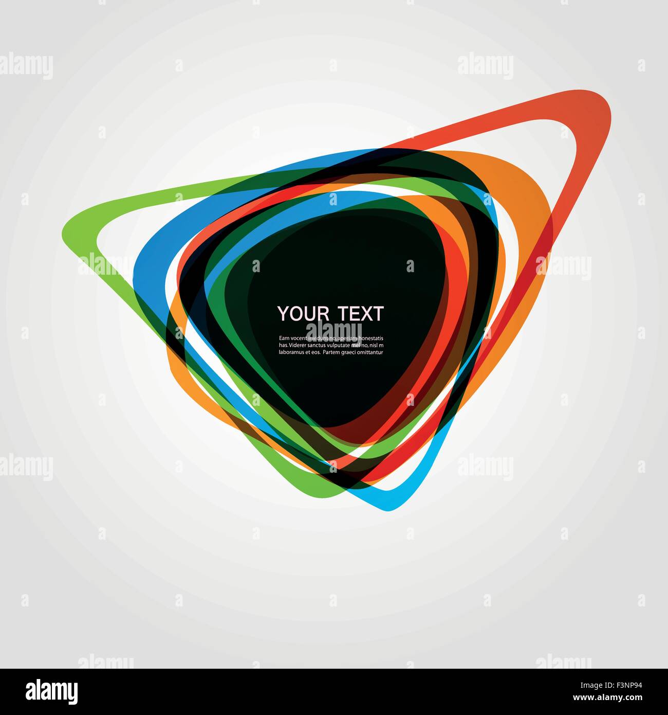 Abstract vector form. Color line design eps10 Stock Vector Image & Art ...