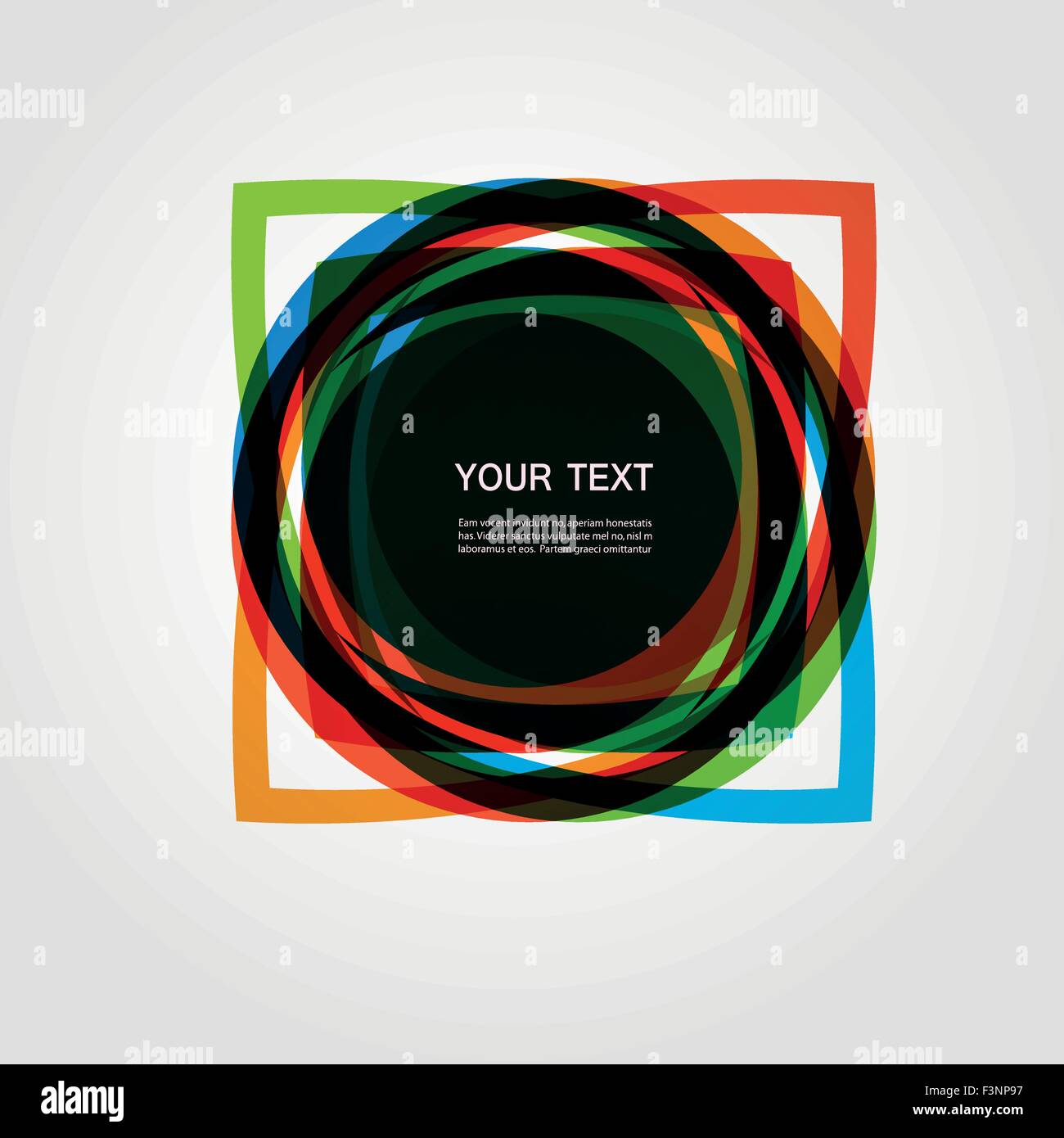 Abstract vector form. Color line design eps10 Stock Vector Image & Art ...