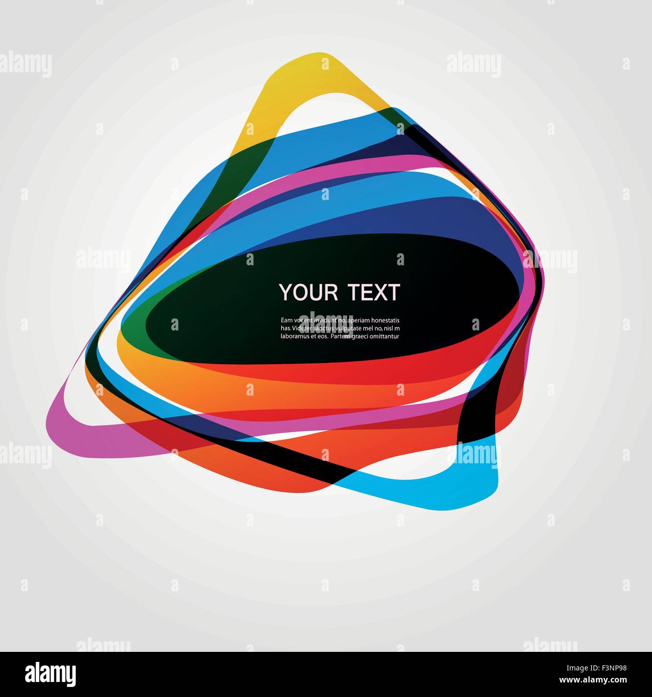 Abstract vector form. Color line design eps10 Stock Vector Image & Art ...