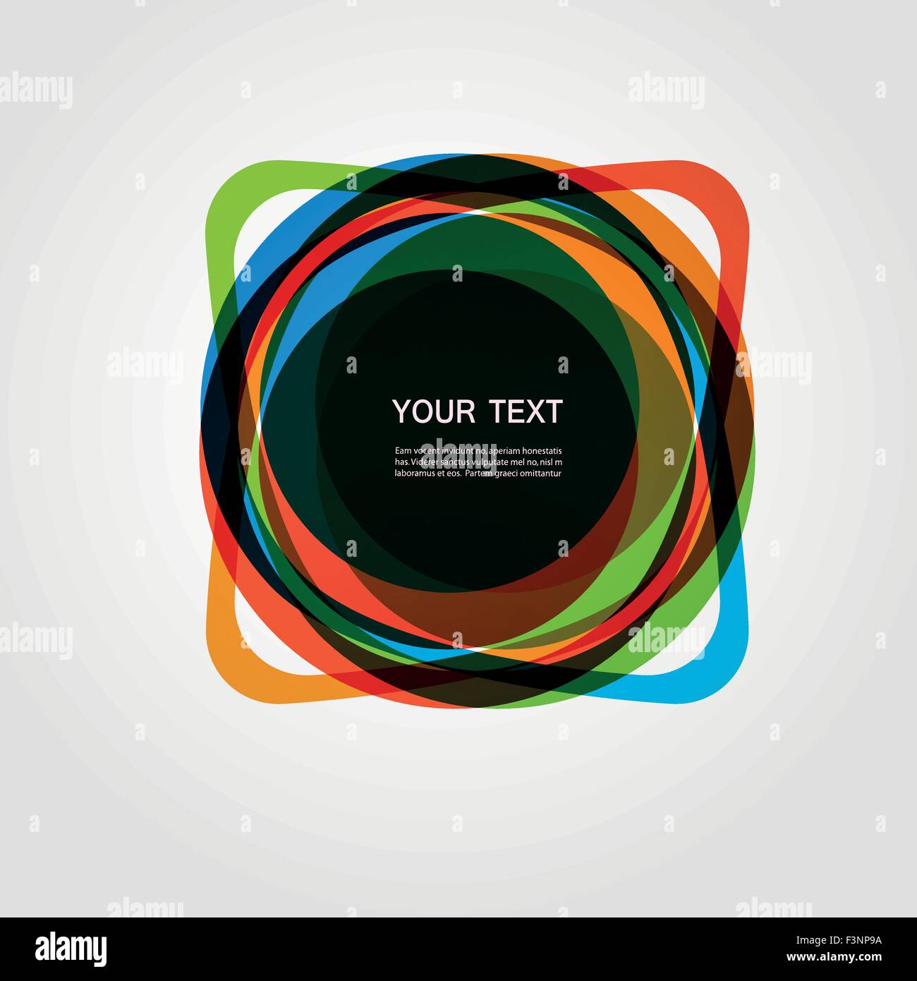 Abstract vector form. Color line design eps10 Stock Vector Image & Art ...