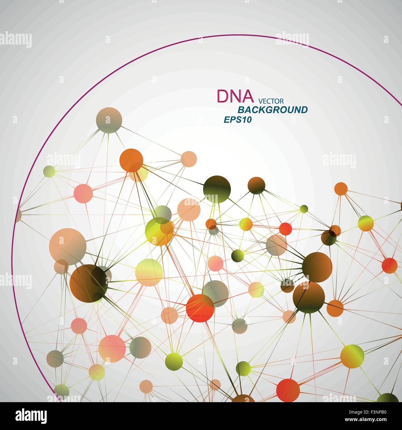 Vector network connection and DNA eps10 Stock Vector Image & Art - Alamy