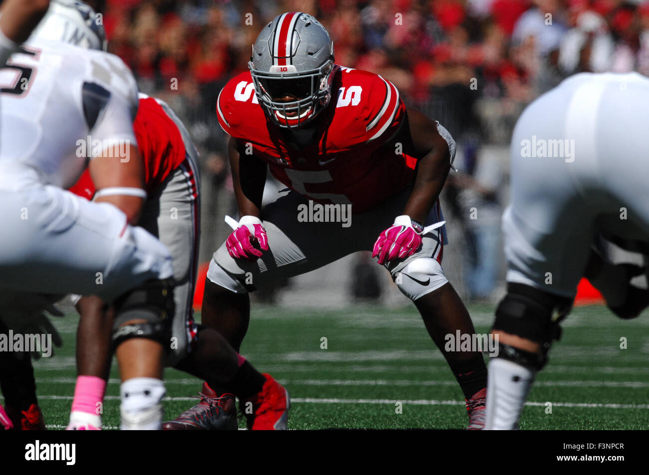October 10th, 2015: Johnnie Dixon #5 during the Maryland Terrapins vs Ohio State Buckeyes game ...