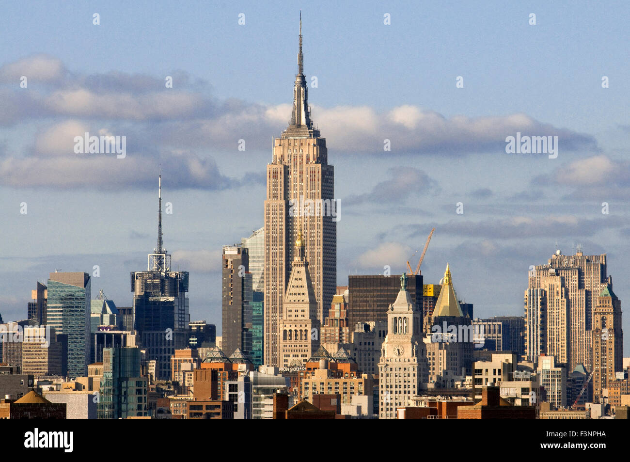 Empire State Building seen from Queens. 350 Fifth Ave corner of 34th St. It is without doubt one ...
