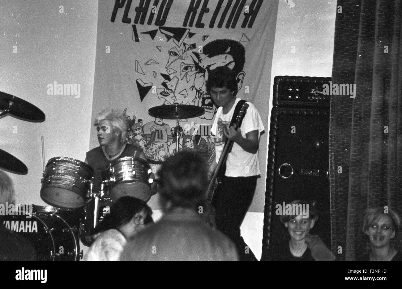 Punk rockers Plaid Retna, of Visalia, California, play at show at the V ...